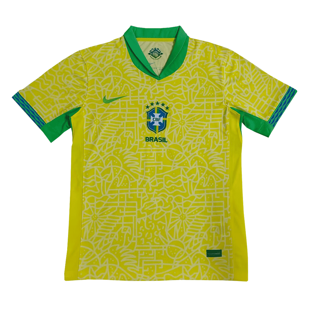 Brazil Soccer Jersey For Men Fan Version 2024 | Goalkits.net