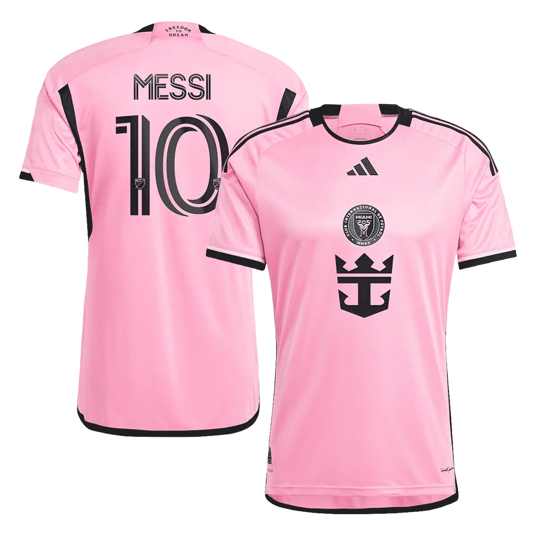 Men Inter Miami CF Soccer Jersey MESSI #10 Home 2024 Player Version ...