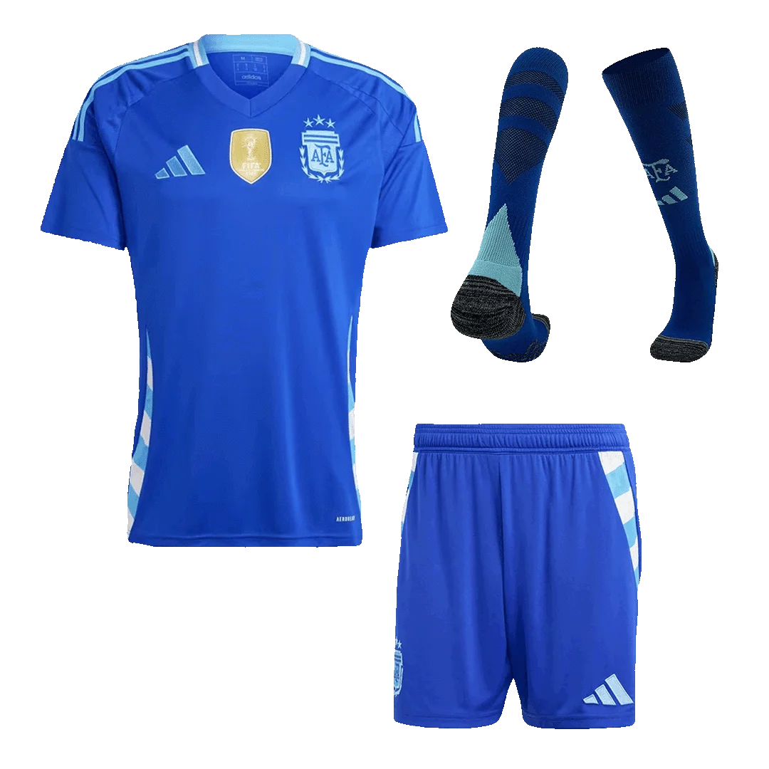 Men Argentina COPA AMÉRICA 2024 Full Soccer Kit Sets Away 2024 ...