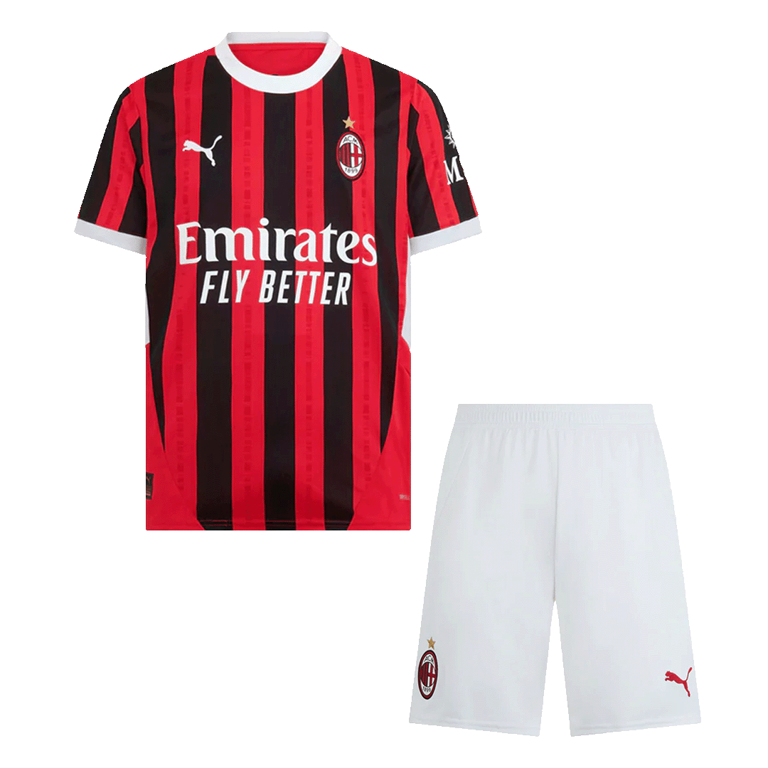 Men AC Milan Full Soccer Kit Sets Home 2024/25 | Goalkits.net