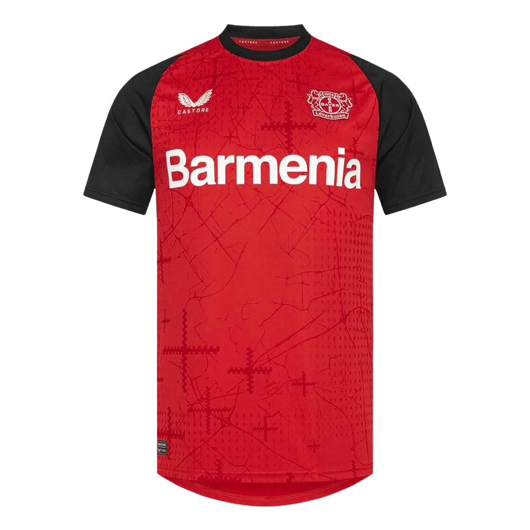 Men Bayer 04 Leverkusen Soccer Jersey Home 2024/25 Fan Version| Goalkits.net